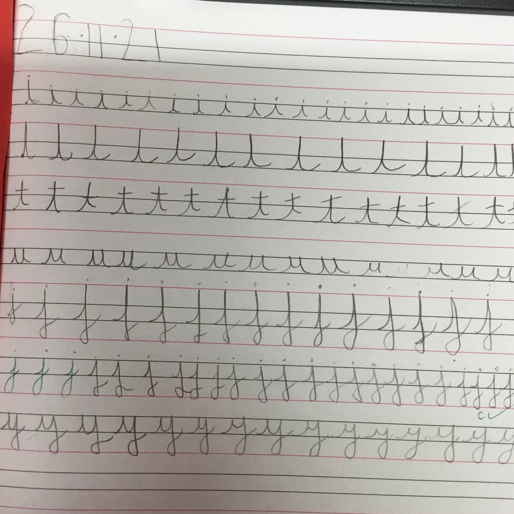 Handwriting - The Links Primary